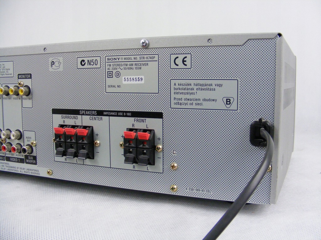 Amplituner SONY STR-K740P RDS - 11623226478 - oficjalne archiwum Allegro