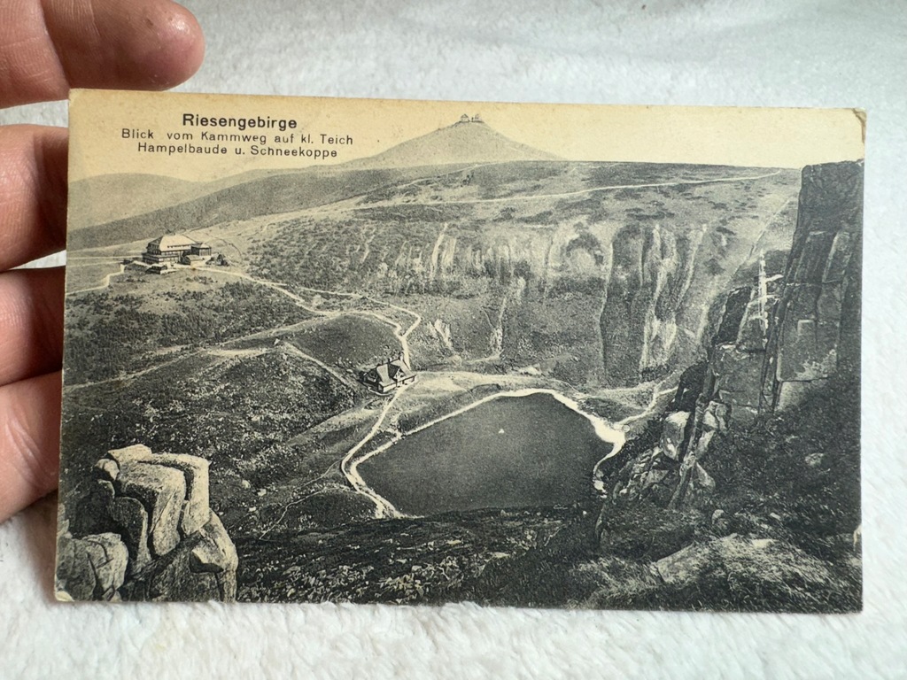 Stara przedwojenna pocztówka, Karkonosze, Riesengebirge nr 25 - 15274489199 - oficjalne archiwum ...