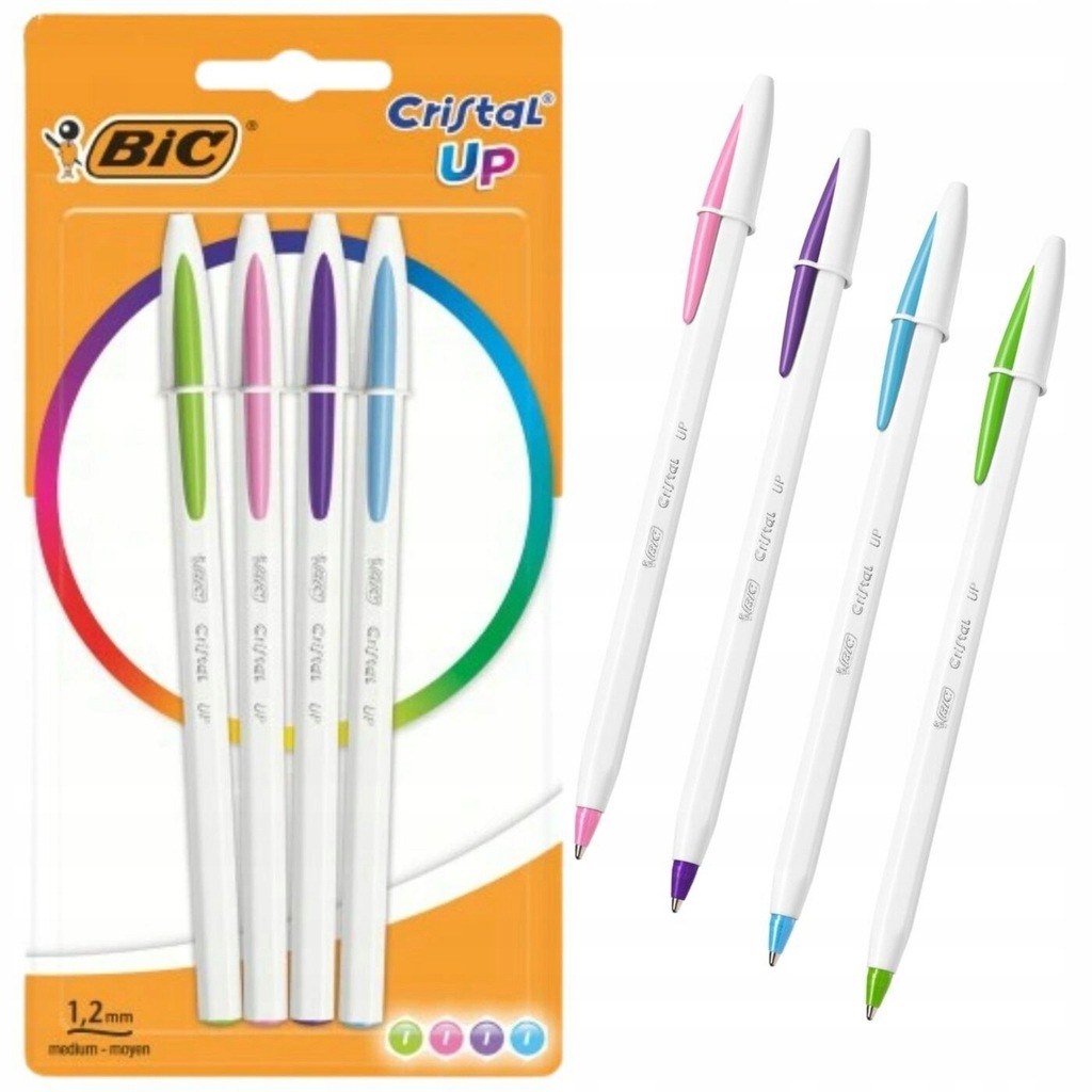 Długopis BIC Cristal Bicolor Up 4 kolory 949870 - 12054919530 ...