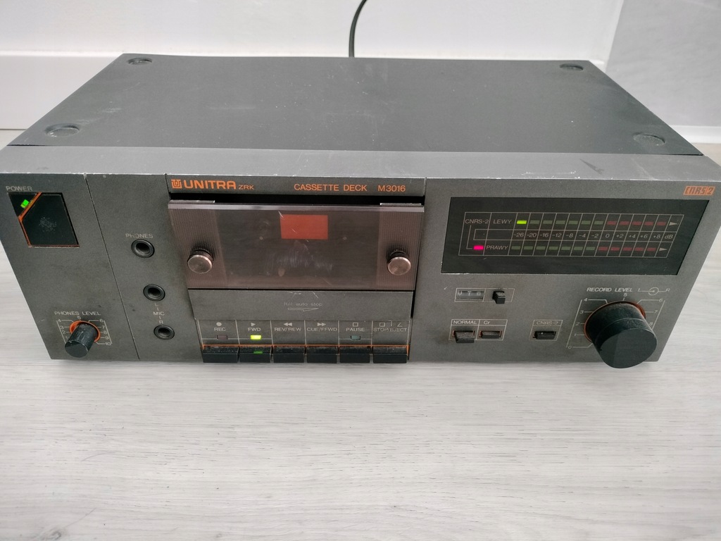 UNITRA ZRK CASSETTE DECK M3016 MAGNETOFON - 15565397190 - oficjalne ...