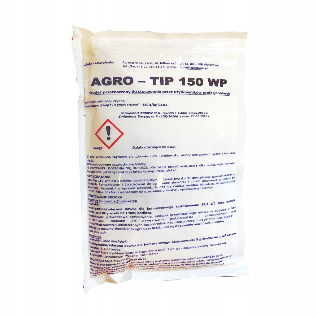 Agro-Tip 150 WP 500g na larwy ziemiórki i zadry - 9687719048 ...