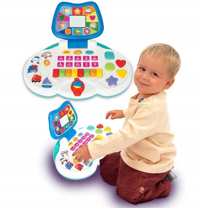 Komputerek Dziecięcy Świeci Mówi Po Polsku DUMEL - 11347682951 ...