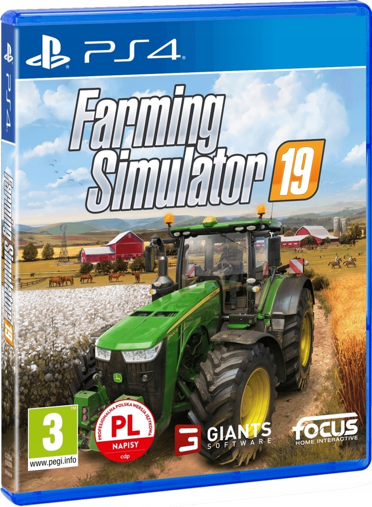 Farming Simulator 19 PL PS4 Po Polsku! Symulator - 9908465422 ...