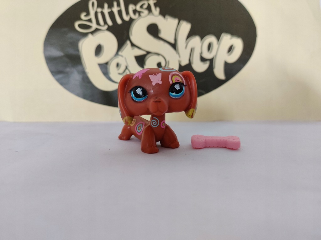 LPS jamnik pies piesek Littlest Pet Shop #1010 - 9988497141 - oficjalne ...