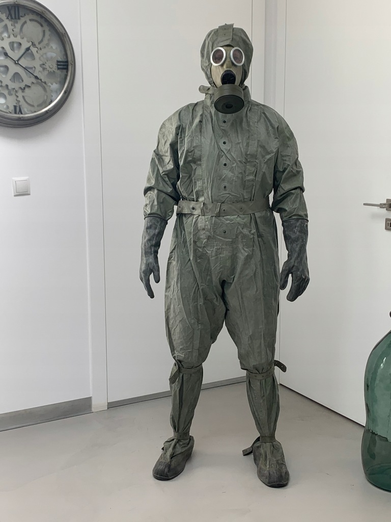 KOMBINEZON PRZECIWCHEMICZNY OP1 L2 MASKA MC1 R2 - 9160894959 ...