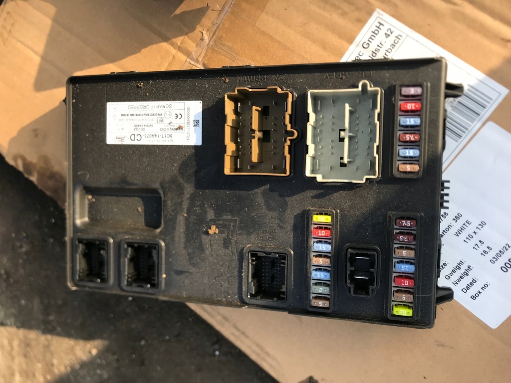 STEROWNIK FORD TRANSIT MK7 2006 BSI 8C1T-14A073-CD - 12771515652 ...