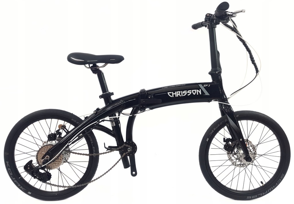 Rower Elektryczny Składany Damski Męski Chrisson EF 3 Koła 20" Składak ...