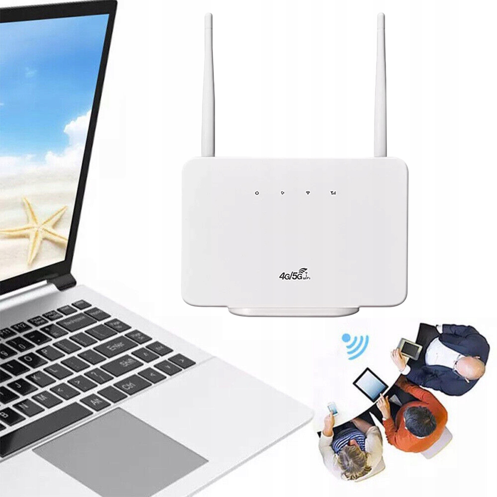 Router na kartę SIM 4G LTE WiFi 300Mbps Szybki Internet do pracy w domu ...