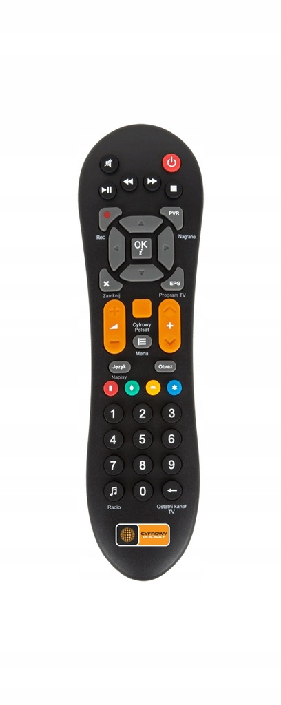 Pilot DEKODER Cyfrowy Polsat HD 7000 LOGO - 12889603228 - oficjalne archiwum Allegro