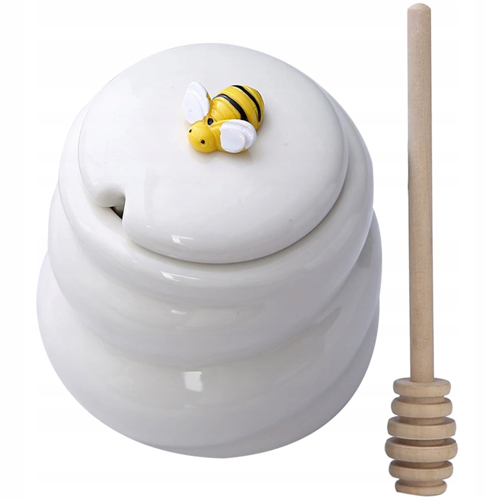 Honey Containers Ceramic Jars Bee Pot Ceramics - 13837366873 ...