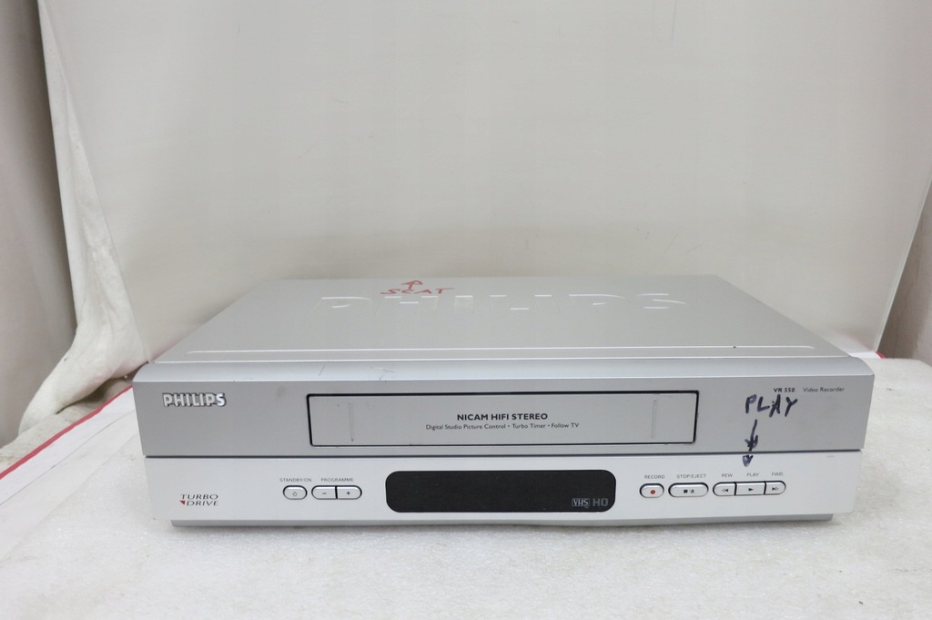 Odtwarzacz VHS Philips VR-550 Magnetowid - 13624567150 - oficjalne archiwum Allegro