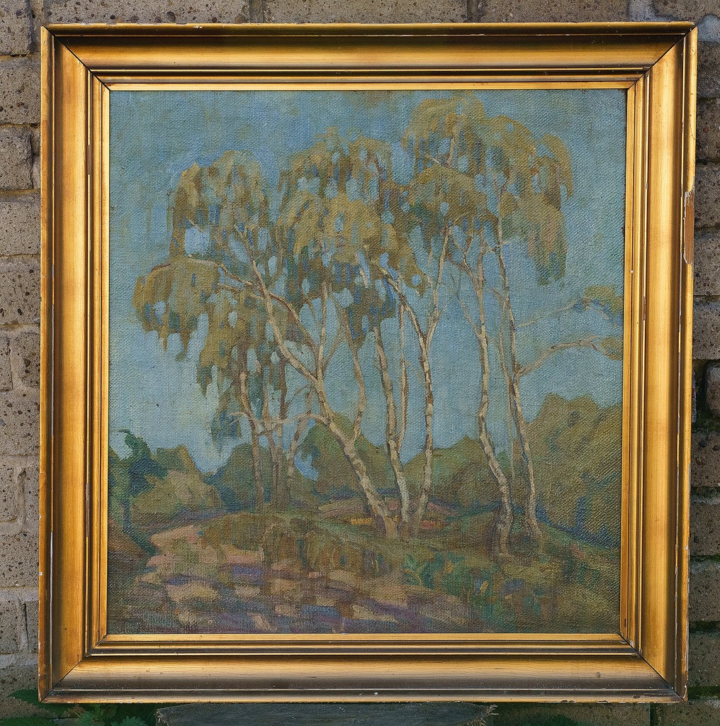 PEJZAŻ 1918 KNUD JESPERSEN 1879-1954 STARY OBRAZ - 12853384344 ...