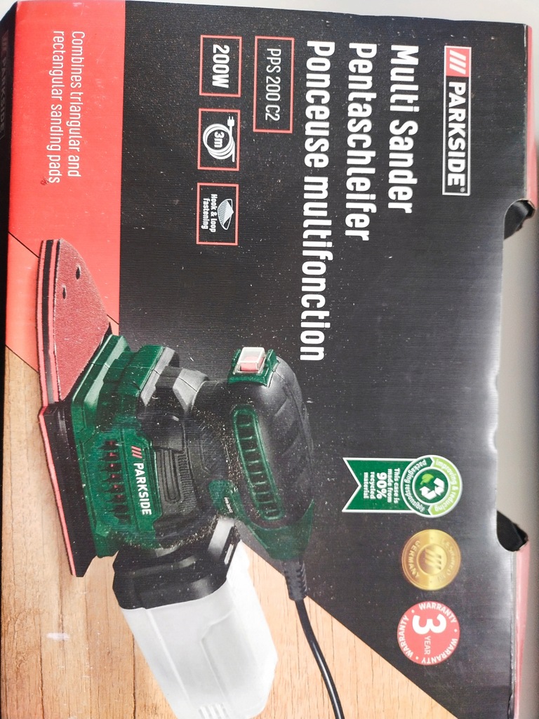 PARKSIDE Szlifierka pentagonalna PPS 200 C2, 200 W - 13152202405 - oficjalne archiwum Allegro