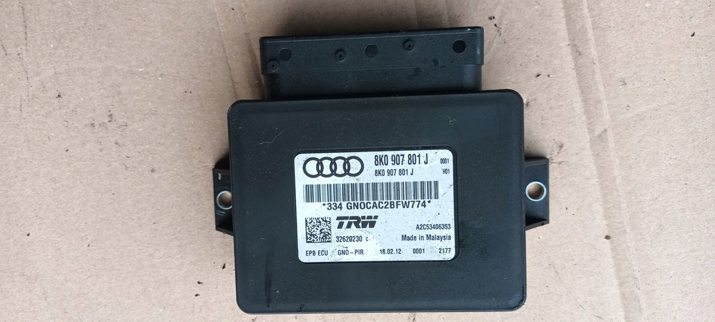 AUDI A5 8T LIFT STEROWNIK HAMULCA RĘCZNEGO 8K0907801J - 15211944939 - oficjalne archiwum Allegro