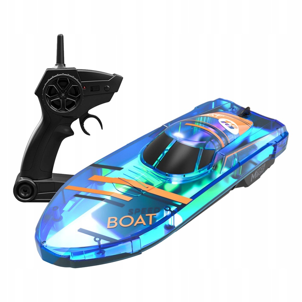 RC Racing Boat Electric Toys Summer Water Toy Bathtub Toy RC Boat with ...