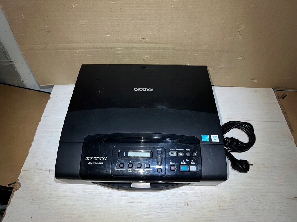 Drukarka BROTHER DCP-375CW ksero na tusze LC980 - 14177182128 ...