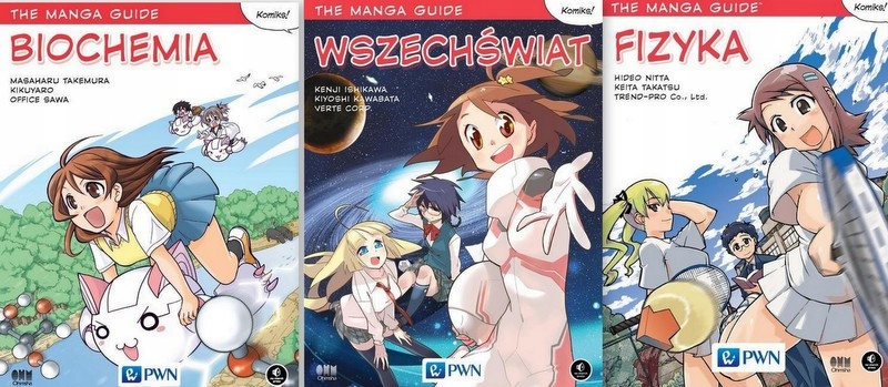 Manga Guide Fizyka + BIOCHEMIA+WSZECHŚWIAT KOMIKSY - 11902162330 - oficjalne archiwum Allegro