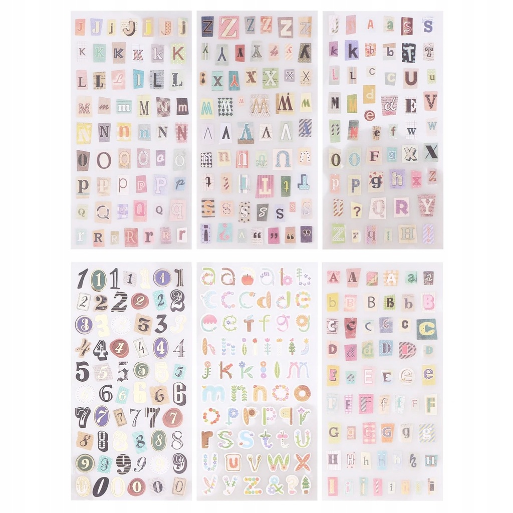Scrapbook Decals Letter Stickers Letters Numbers - 13632019418 ...