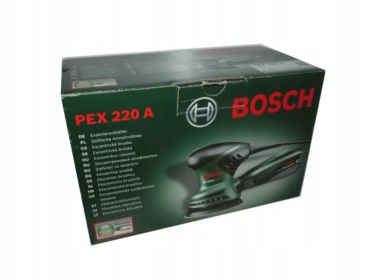 SZLIFIERKA MIMOŚRODOWA BOSCH PEX 220A GWARANCJA - 12297243378 ...