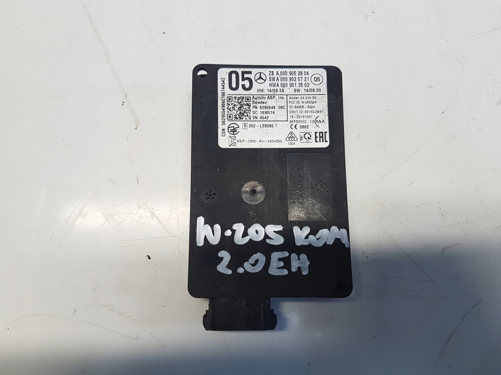 MERCEDES W205 radar sensor distronic fcw-stop - 13348226984 - oficjalne ...