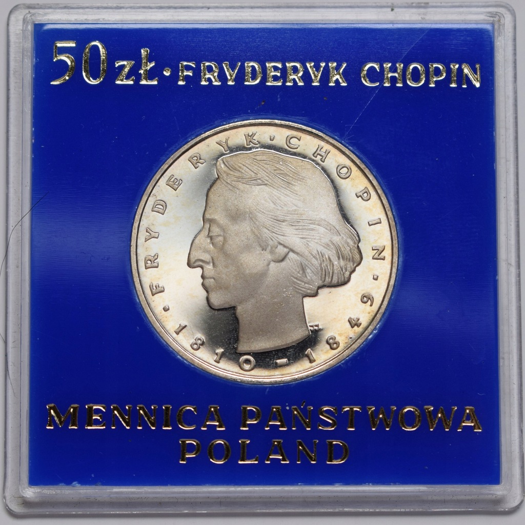 1974 PRL Fryderyk Szopen Chopin - 50 złotych - 15083191777 - oficjalne ...
