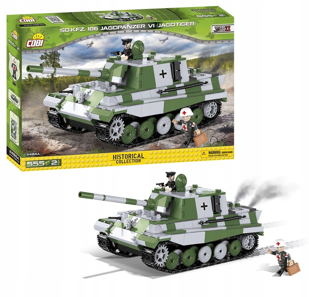 COBI 2484A SMALL ARMY JAGDPANZER VI JAGTTIGER 555 - 7889002104 ...