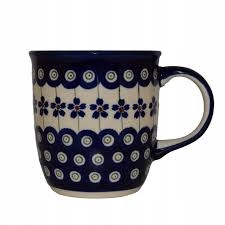 KUBEK GU 1105 CERAMIKA BOLESŁAWIEC DEK.166A - 8209900999 - oficjalne archiwum Allegro