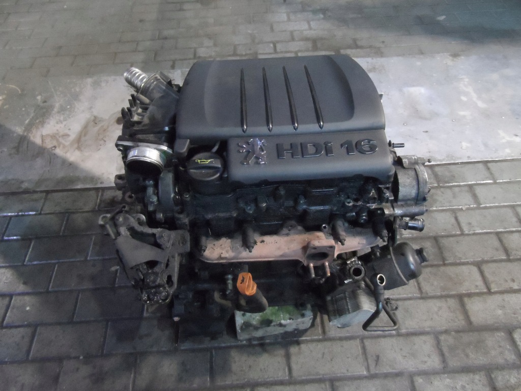 SILNIK PEUGEOT 307 LIFT 1.6 HDI 109 KM 9HZ 10JB89 - 9018259622 - oficjalne archiwum Allegro