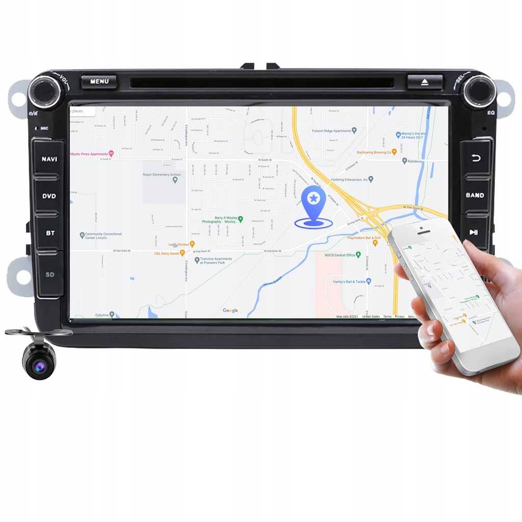 RADIO 2 DIN ANDROID VW GOLF V VI PASSAT PX6 4G DSP - 11127394247 - oficjalne archiwum Allegro