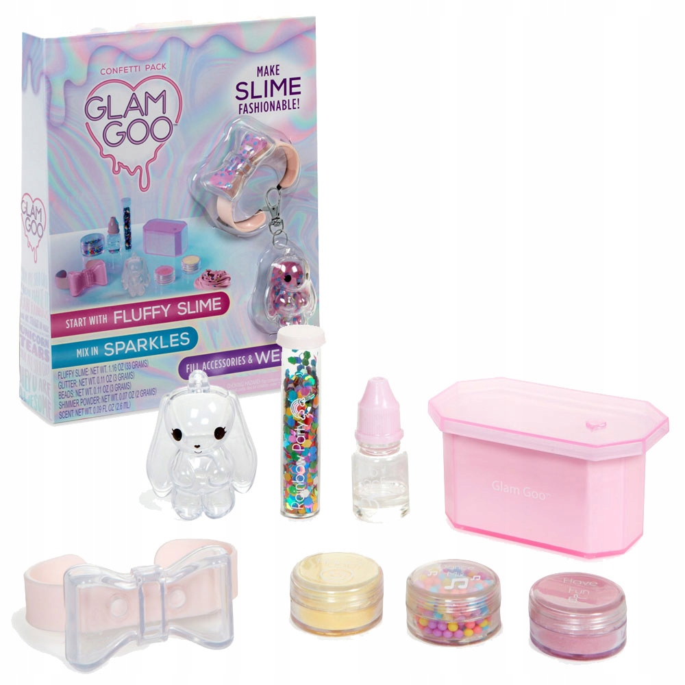 GLAM GOO Zestaw tematyczny Konfetti SLIME 549635 - 7678881945 ...