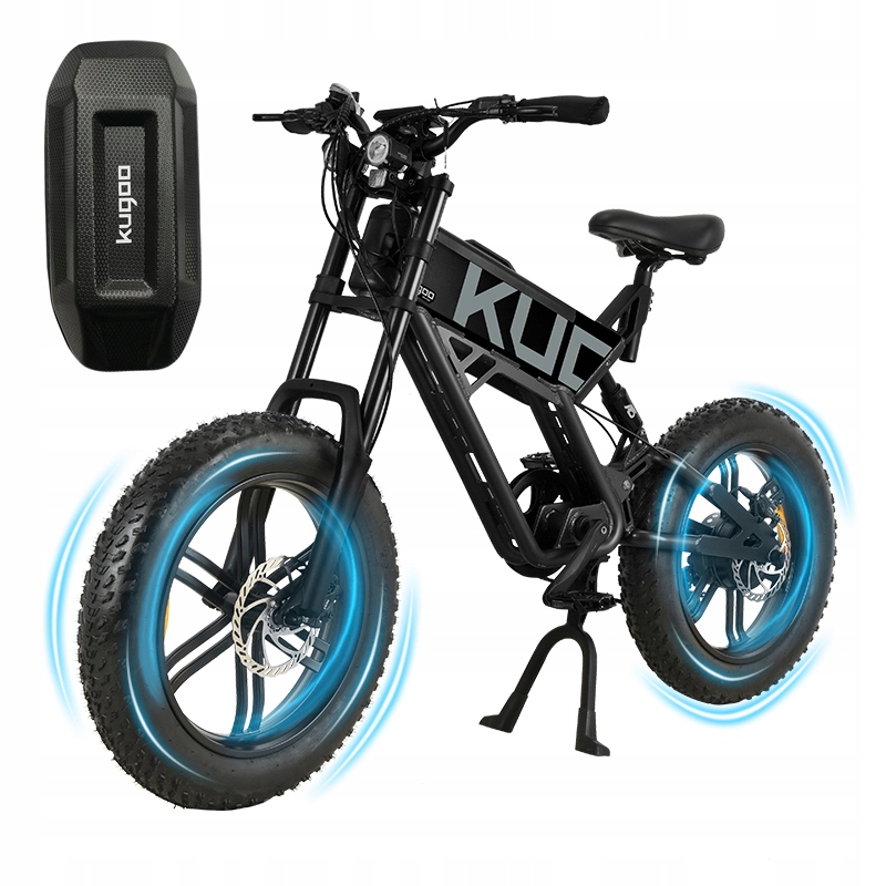 Rower Elektryczny KUGOO T01 1000W 48V E-BIKE - 14236402158 - oficjalne archiwum Allegro