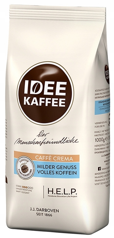 Kawa ziarnista IDEE CLASSIC KAFFE CREMA 1 kg - 14139351419 - oficjalne ...