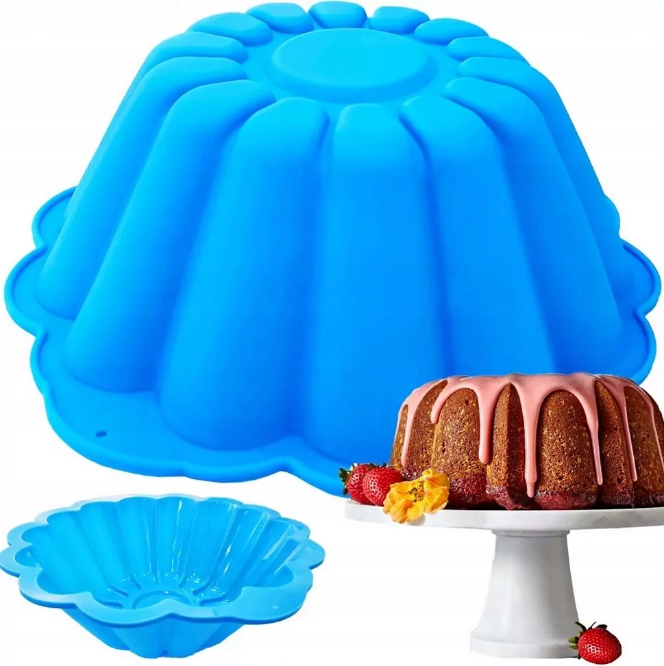 FORMA SILIKONOWA DO PIECZENIA CIASTA BABKI FOREMKA - 13337437630 ...