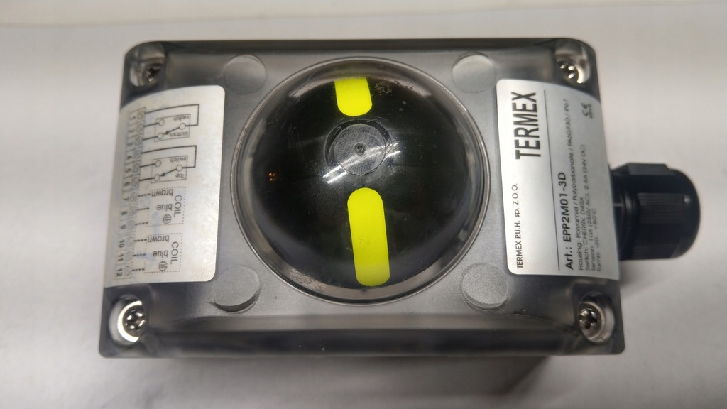wskaźnik pozycji, pozycjoner wyłącznik krańcowy TERMEX EPP2M01-3D GRATISY - 15189492881 ...