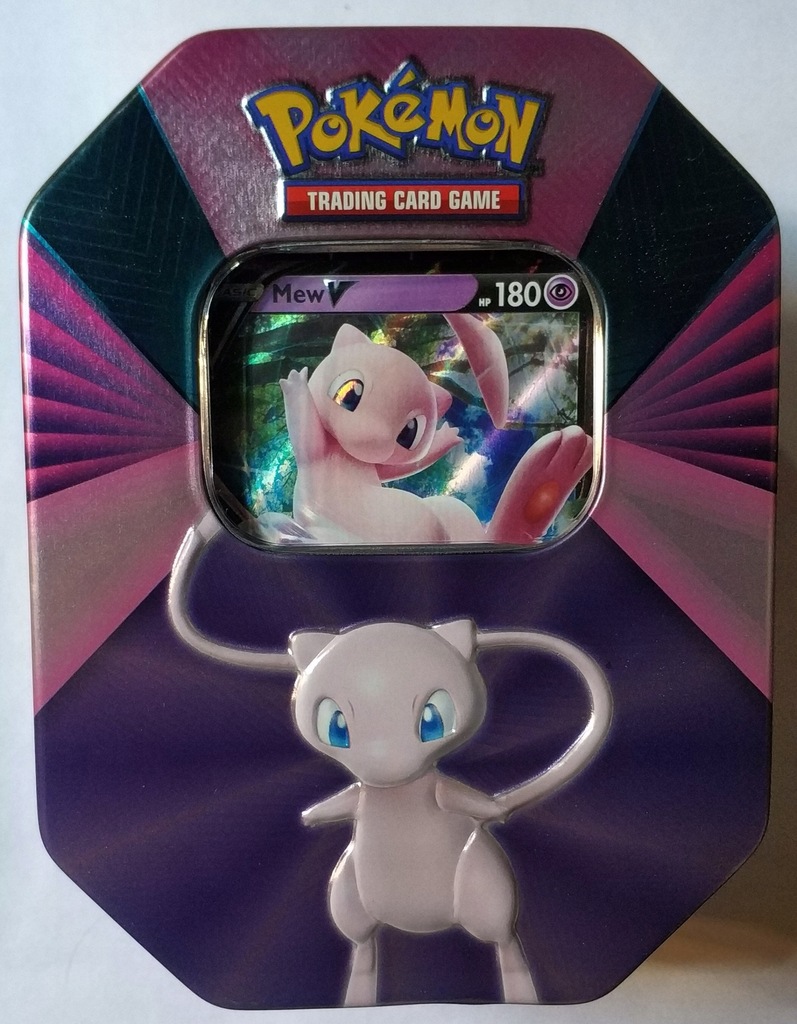 Pokemon TCG: Forces Tin 2021 Mew BEZ BOOSTERÓW - 10795812203 ...