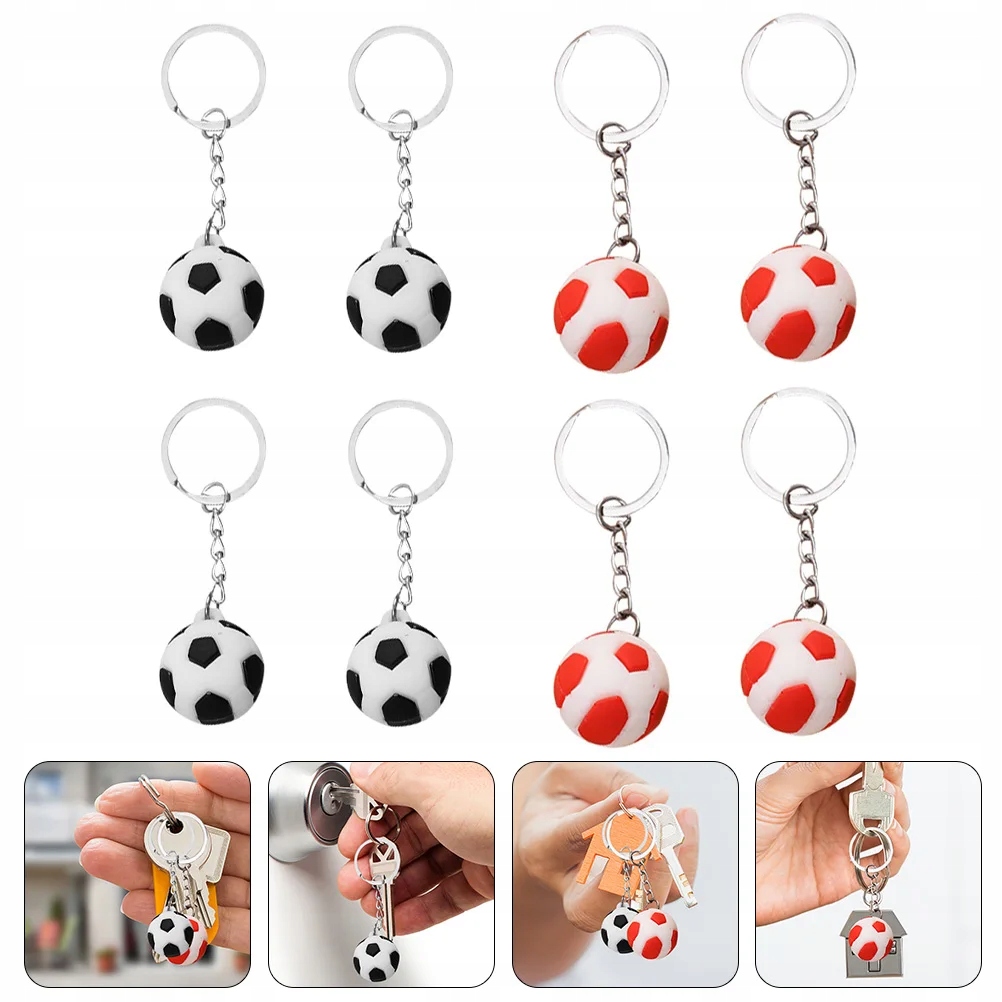 8pcs Football Keychain Football Key Chain Ring - 13803650808 ...