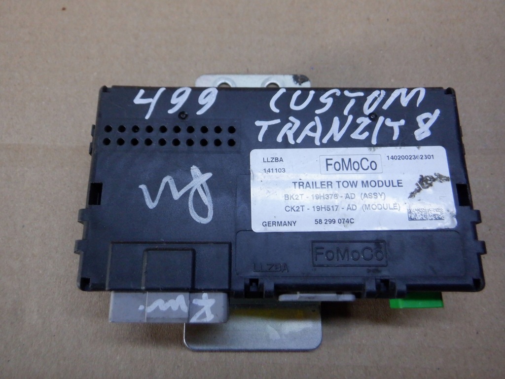 MODUŁ HAKA FORD TRANSIT CUSTOM - 11857604115 - oficjalne archiwum Allegro