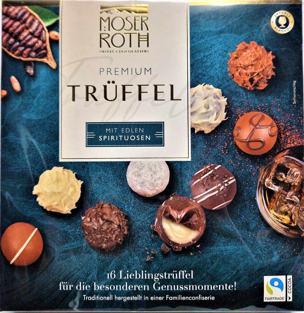 MOSER ROTH TRUFLE W 8 SMAKACH Z AKOHOLEM 200g - 12893438881 - oficjalne ...