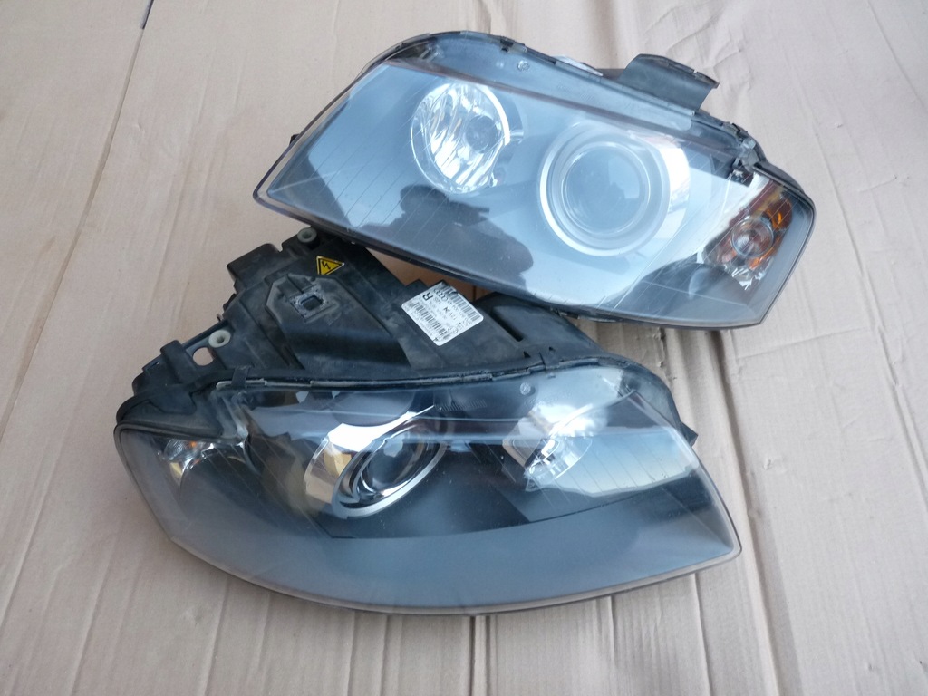 Audi A3 8P Bi Xenon Komplet Europa - 11696209568 - oficjalne archiwum Allegro