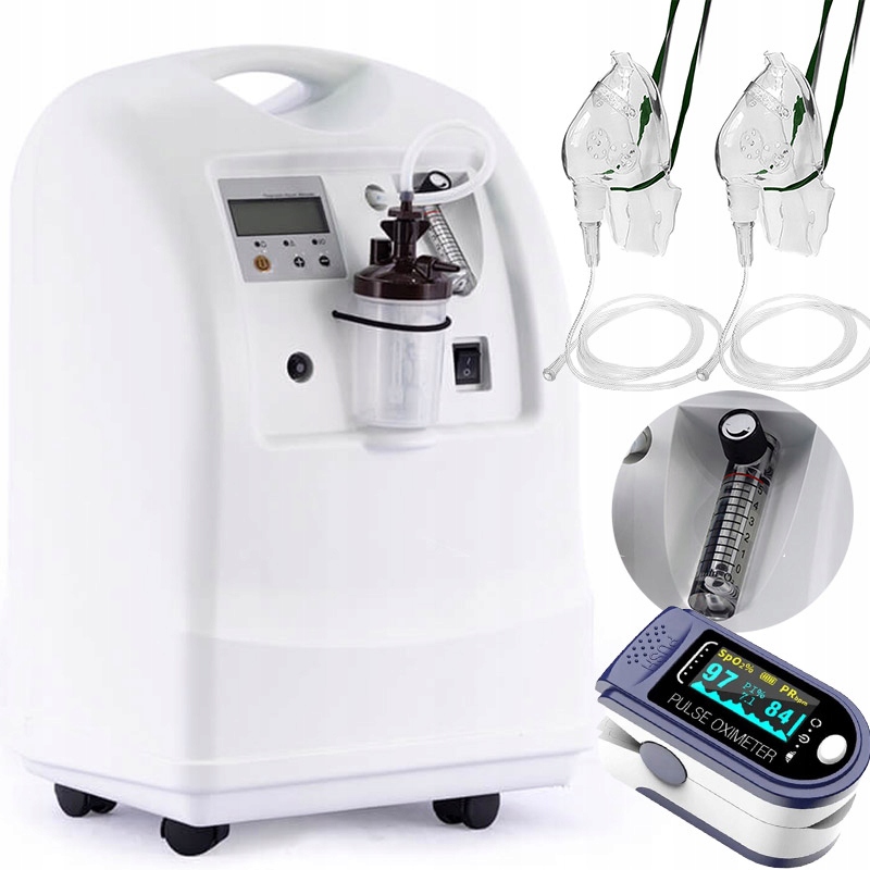 KONCENTRATOR TLENU GENERATOR DOMOWY APARAT TLENOWY - 11352037545 - oficjalne archiwum Allegro