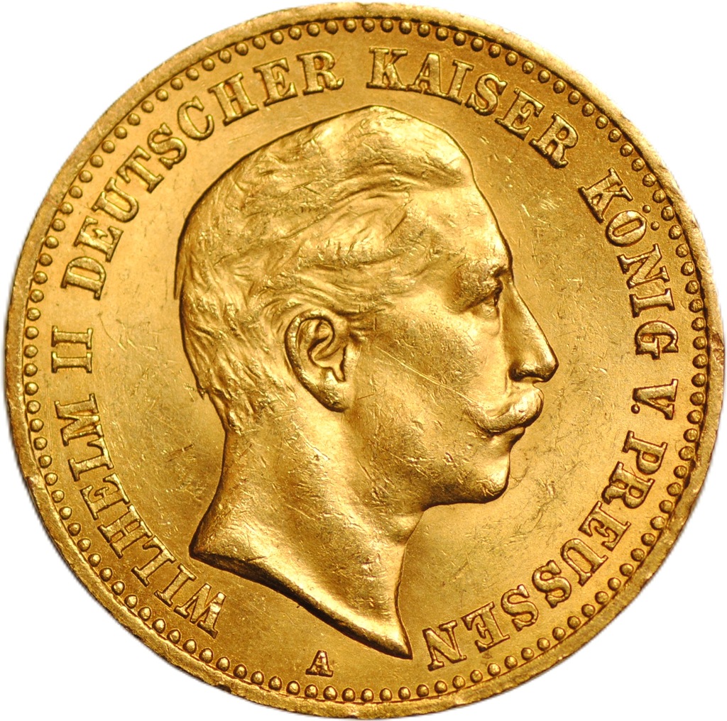 st Niemcy 10 Marek 1893A Wilhelm II Prusy - 15650919019 - oficjalne archiwum Allegro