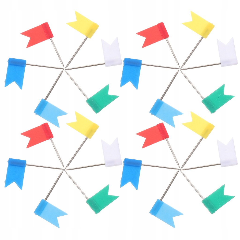 Thumbtack Mini Flags Map Tacks 100 Pcs - 14216894222 - oficjalne ...