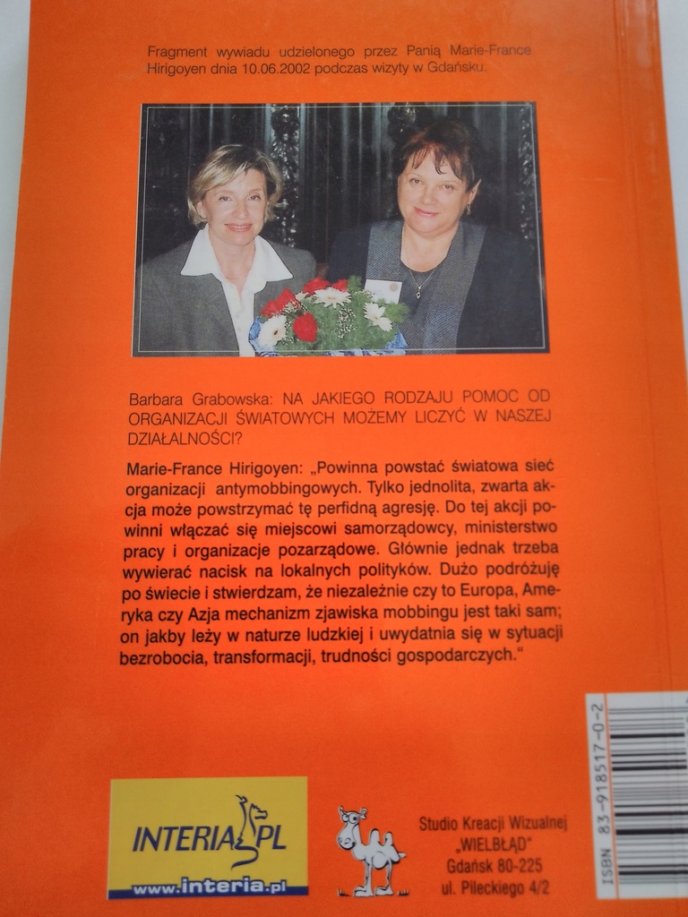 Barbara Grabowska Psychoterror w pracy mobbing - 10576141119 ...