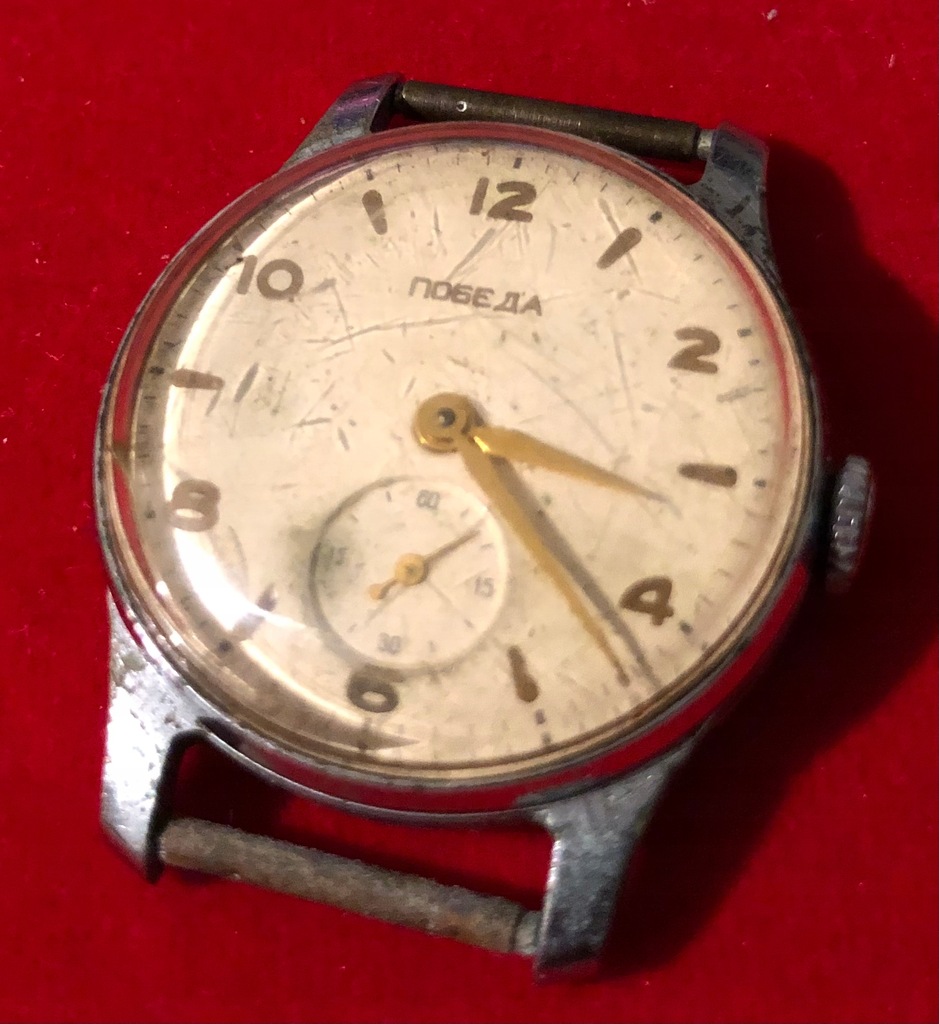 Pobieda zegarek 15 kamieni 1951 rok - 12831861469 - oficjalne archiwum ...