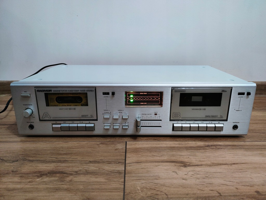 Radmor Magnetofon 5430 ! STAN IDEALNY ! Unitra - 12988801929 ...