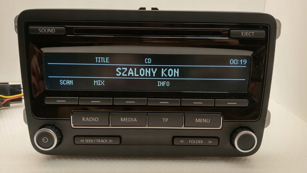 RADIO RCD310 VW PASSAT B6 Golf 5 6 POLO T5 + KOD - 13514973091 - oficjalne archiwum Allegro