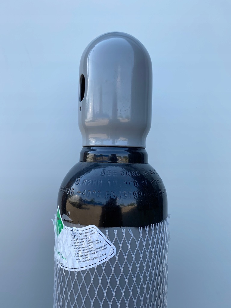 Butla PEŁNA Azot Techniczny 8l NOWA Z KOŁPAKIEM - 14323495389 ...