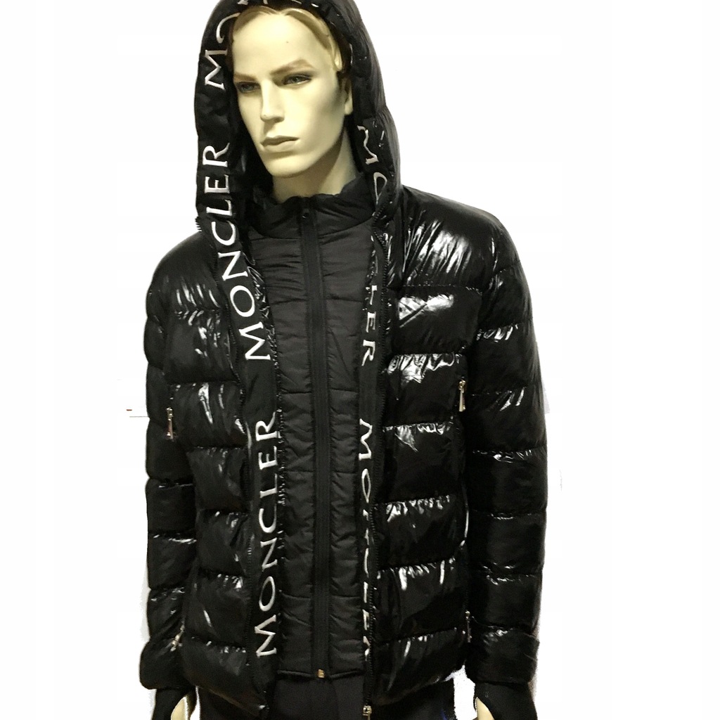 MONCLER kurtka męska lakierowana HIT roz. XL - 11475903756 - oficjalne archiwum Allegro