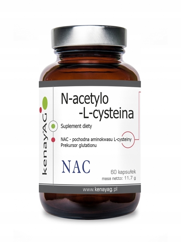 Kenay NAC N-Acetylo-L-Cysteina AMINOKWAS 60 kaps - 7408875274 ...