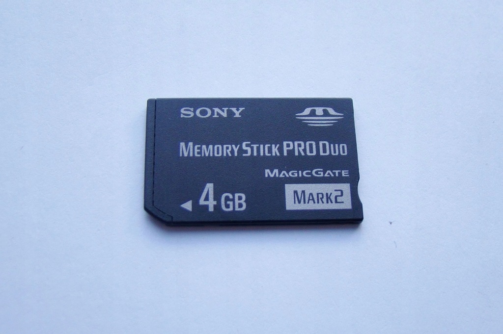 Karta pamięci SONY MEMORY STICK PRO DUO MARK2 4 GB - 12305028421 ...